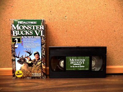 REALTREE PRESENTS MONSTER BUCKS 6, VOLUME 2 (VHS 1998) BILL JORDAN | eBay