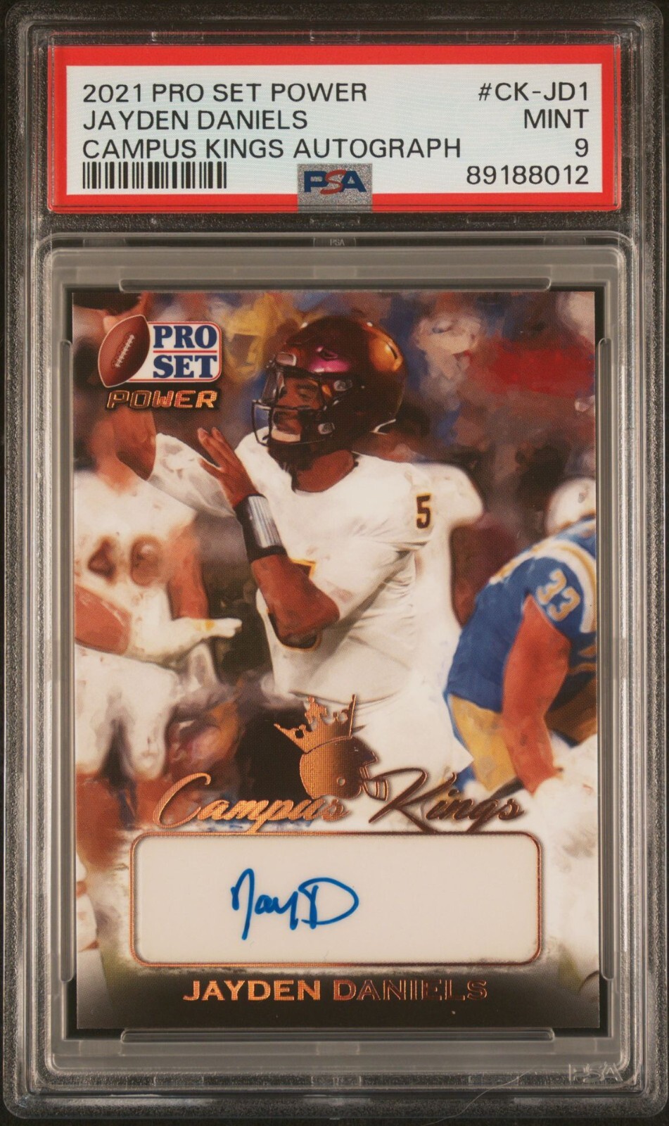 2021 Leaf Pro Set Power - Campus Kings Autographs #CK-JD1 Jayden ...