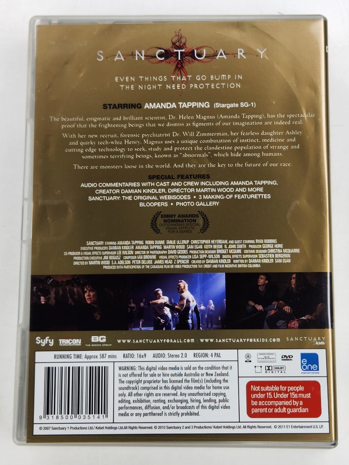 Sanctuary Season 1 Series One (DVD 4-Disc Set) REGION 4 | eBay
