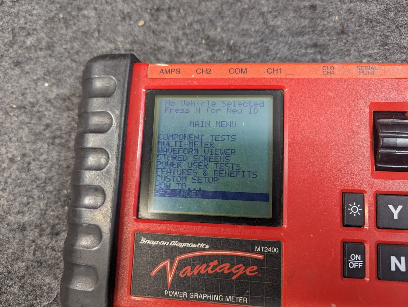 Snap on MT2400 Vantage Diagnostic Power Graphing Meter Snap-on for sale ...