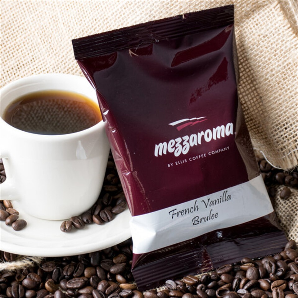 Ellis Mezzaroma 2.5 oz. French Vanilla Brulee Coffee Packet - 24/Pieces ...