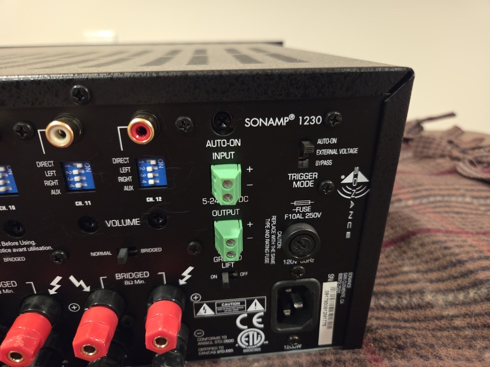 Sonance Sonamp 1230 12-Channel Rack Mount Amplifier - Fully Tested | eBay
