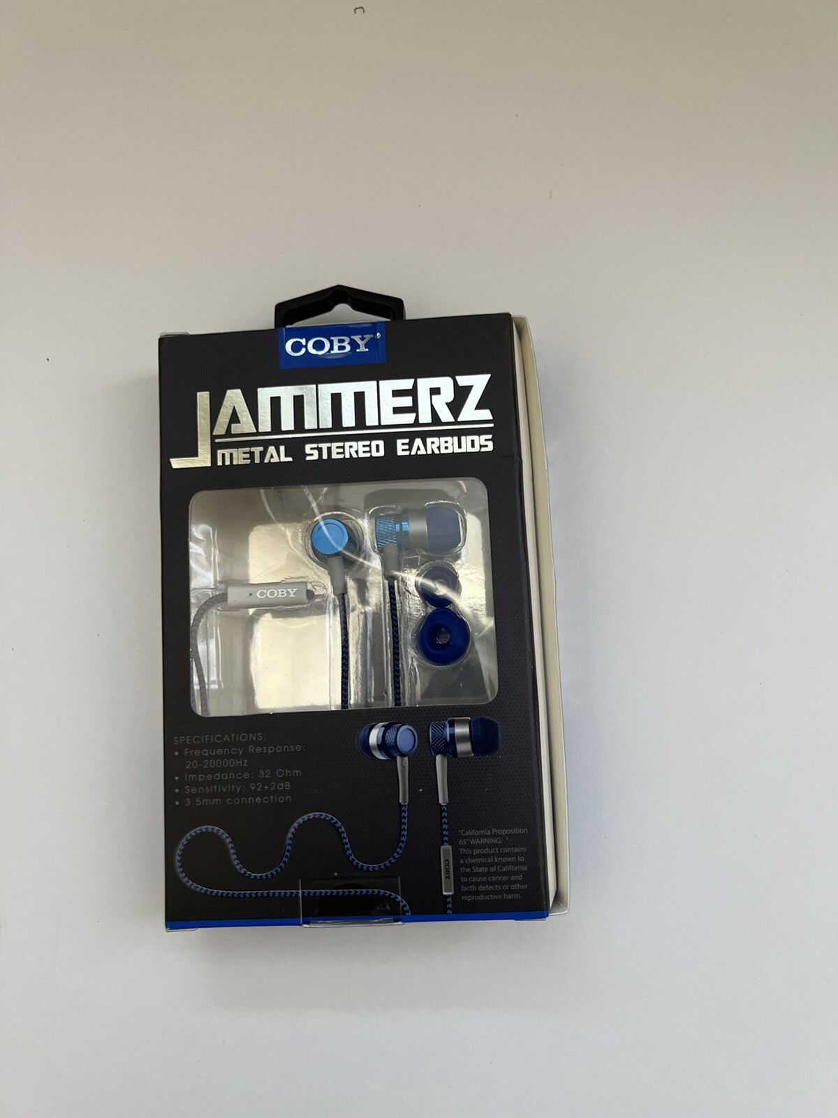 New Coby CVE-200 Jammerz Metal Stereo Earbuds With built-in Microphone ...