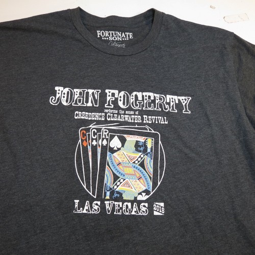 FORTUNATE SON JOHN FOGERTY CCR LAS VEGAS CONCERT TOUR T SHIRT Mens L | eBay