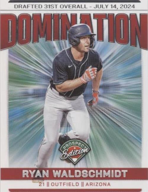 2024 Panini Prospect Edition - Domination Ryan Waldschmidt #5 (RC) for ...