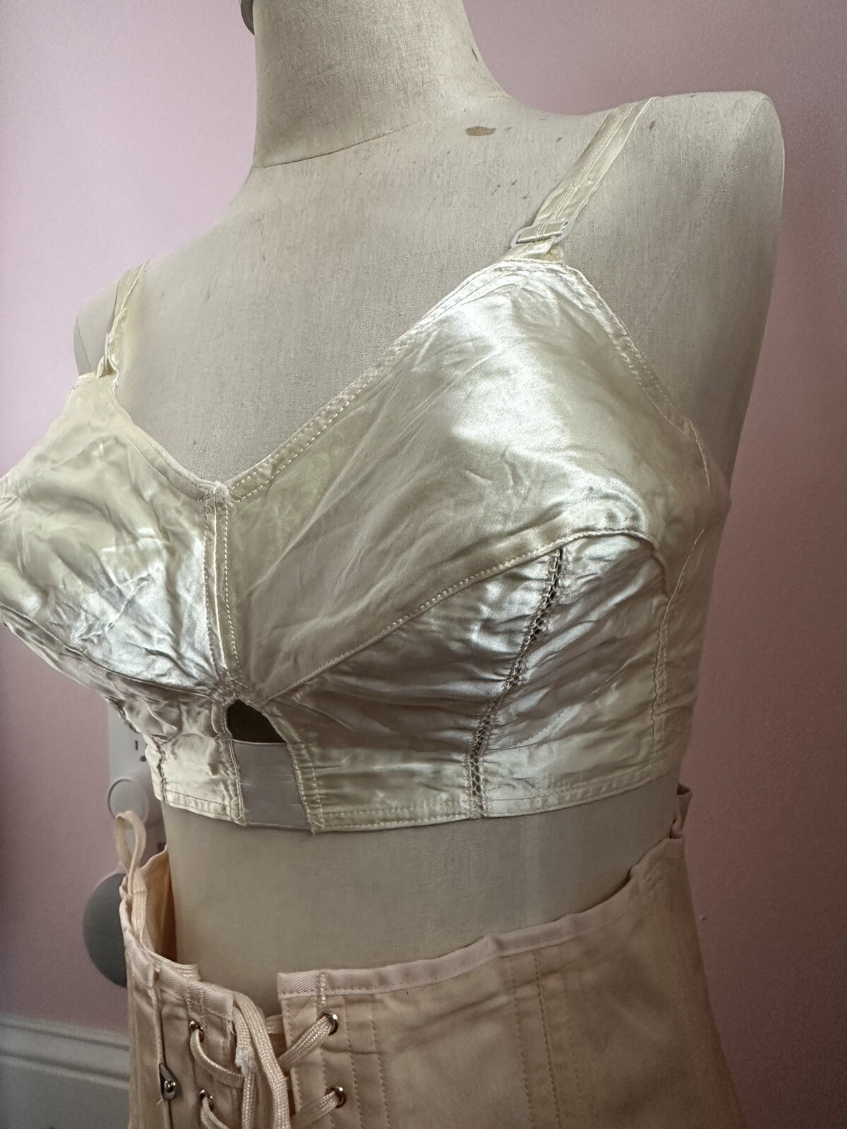 Vintage 1940’s Satin Bullet Bra | eBay