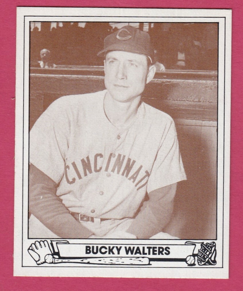 1943 Playball Card # 29 Bucky Walters -- Reds -- Box 720 | eBay