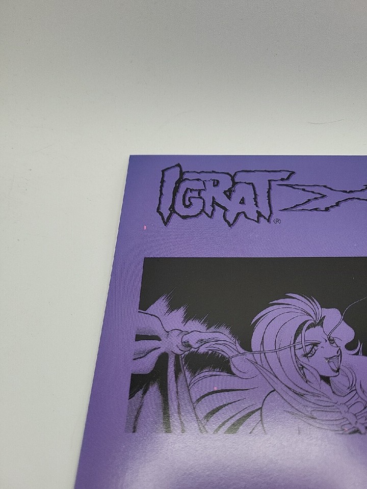 IGRAT X Verotik Comics 1997 Embossed Cover Glenn Danzig story WingBird ...