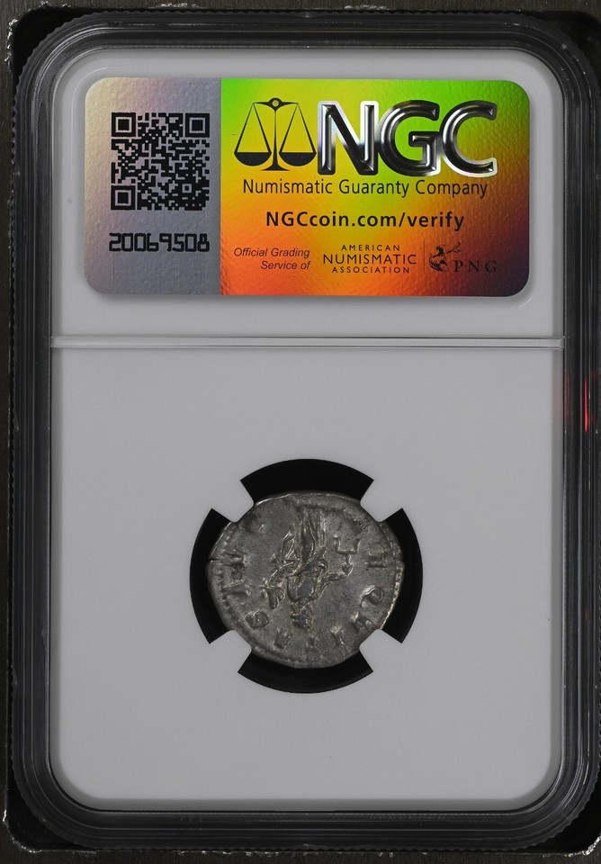 Roman Empire - Macrinus - AD 217-218 - Silver Denarius - NGC XF - RIC ...