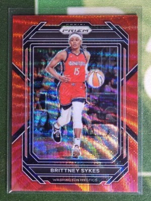 Brittney Sykes 2023 Panini Prizm WNBA Ruby Wave Mystics #67 | eBay