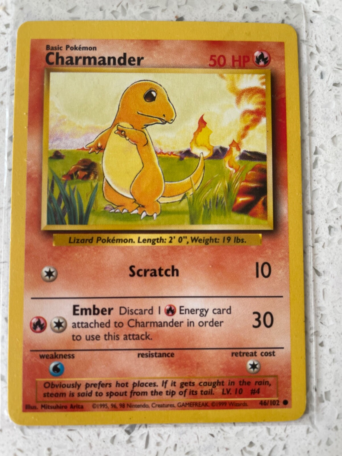 Rare 1995 Charmander Basic Pokemon Card Not Used | eBay