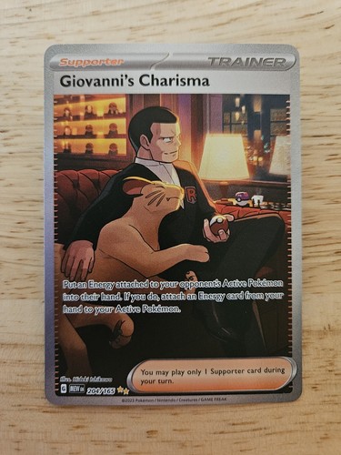 Giovannis Charisma 204/165 S&V 151 (MEW) NM Illustration Rare Pokemon ...
