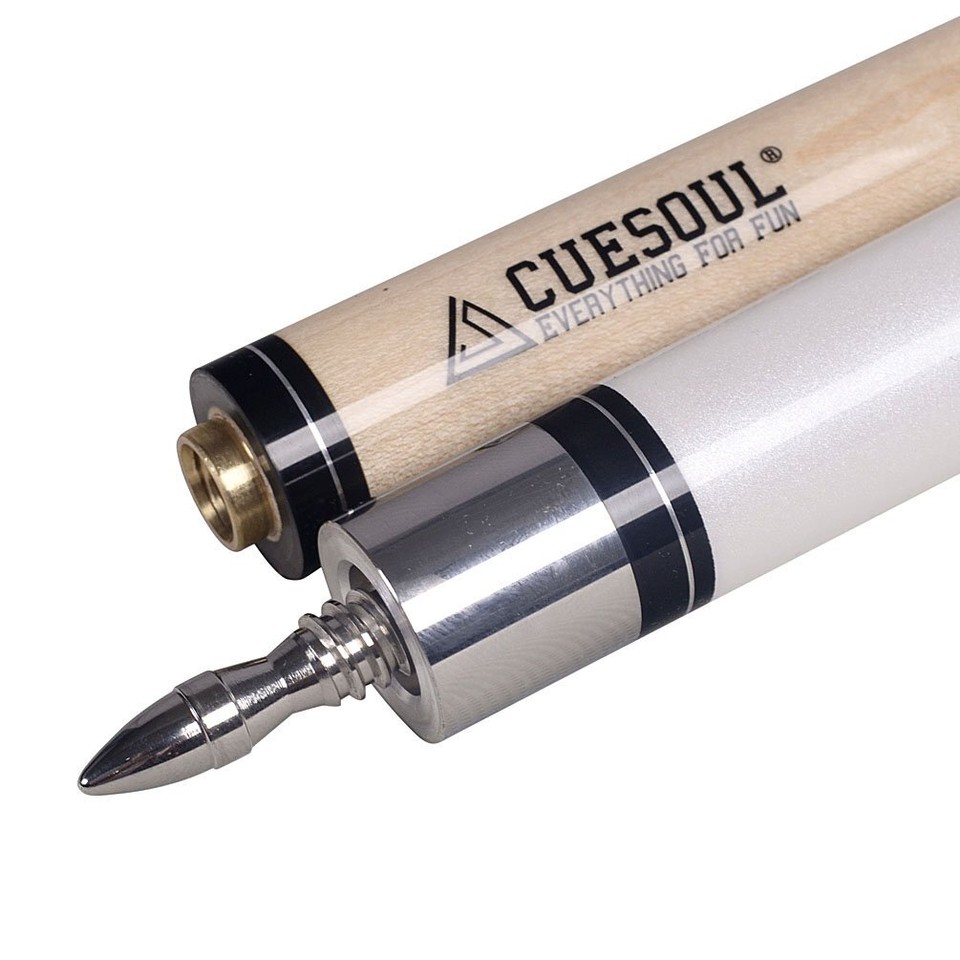 CUESOUL SOOCOO 58" 19oz Maple Pool Cue with Cue Tip 12.75mm/11.5mm | eBay