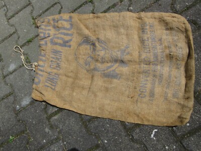 Original US Army Ration Food Jute Bag Verpflegungssack Rice Bag WWII | eBay