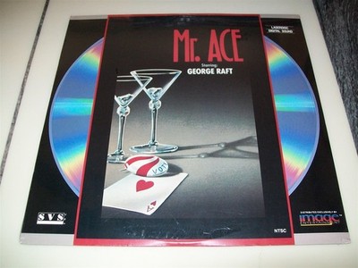 MR. ACE Laserdisc LD BRAND NEW SEALED VERY RARE GEORGE RAFT STAS GREAT ...