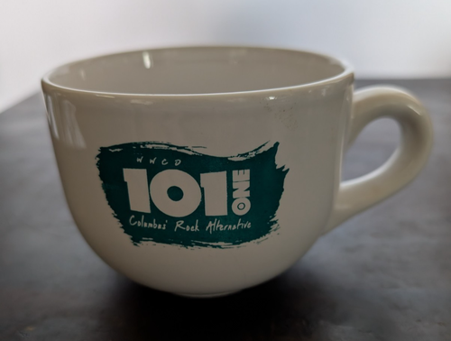 Super RARE HTF CD101 MUG Columbus Ohio Alternative Radio Station ...