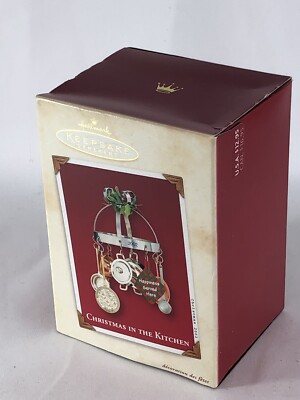 Hallmark Keepsake Christmas Ornament "Christmas In the Kitchen" 2002 ...