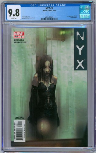 NYX #3 CGC 9.8 1st App of X-23 Laura Kinney 2004 | eBay