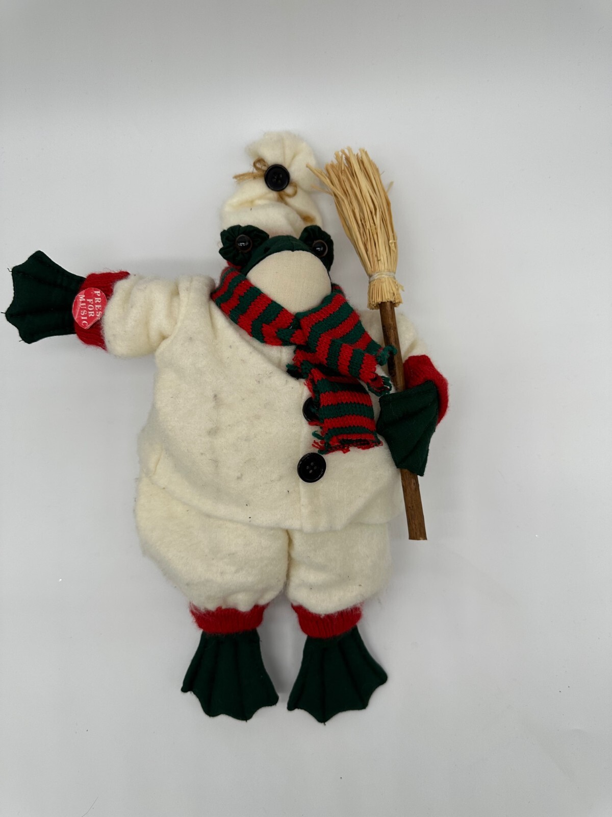 Great American Fun Corp Animated Christmas Frog Plush "Croaks" Jingle ...