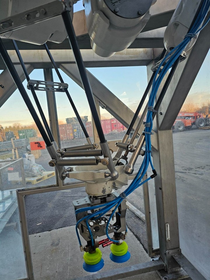 2-Fanuc M-3iA/6S Delta Robots Automated Packaging line Pick and Place ...