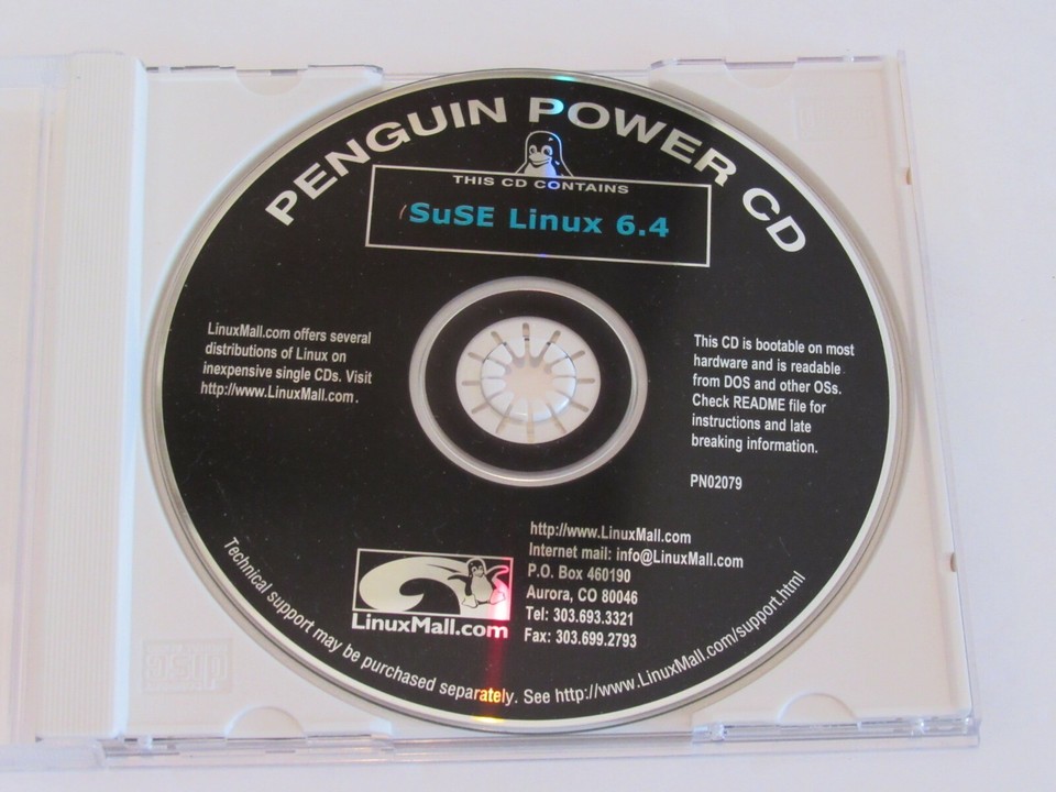 SuSE Linux 6.4 OS No Manual Single CD Very Good Condition USA | eBay