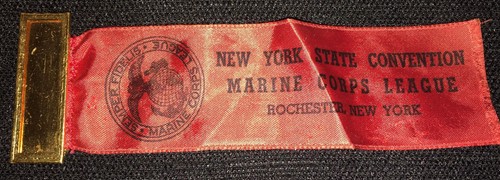 New York Convention ROCHESTER Semper Fidelis Marine Corps League Ribbon ...