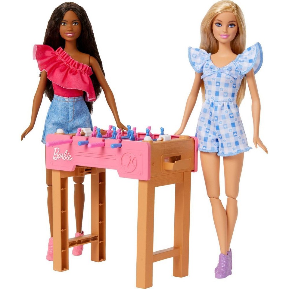 Barbie Backyard Fun Playset Build-up Doll Set Toy 3 Dolls Working ...
