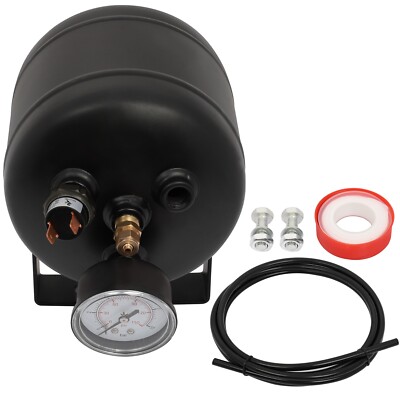 Air Tank Kit With Air Gauge Switch Train Air Horn Suspension 0.5 Gallon ...
