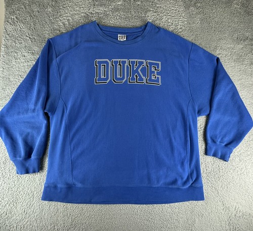 Duke Blue Devils Sweater Mens XXL 2XL Pullover Sweatshirt Basketball ...