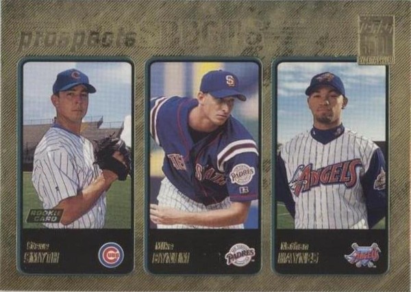 2001 Topps - Prospects Gold #729 Nathan Haynes, Steve Smyth, Mike Bynum ...