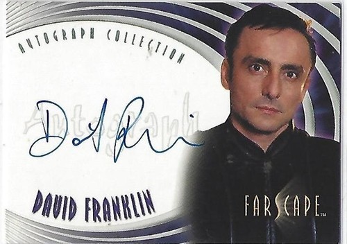 FARSCAPE Season Four, A25 David Franklin as Lt. Braca Autograph trading ...