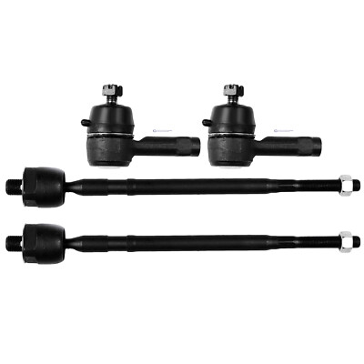 Fits Mitsubishi Lancer 02-07 New (2) Inner and (2) Outer Tie Rod End ...