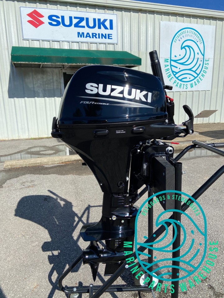 New Suzuki 9.9 Hp Tiller Outboard Motor 4-Stroke Short Shaft Pull Start ...