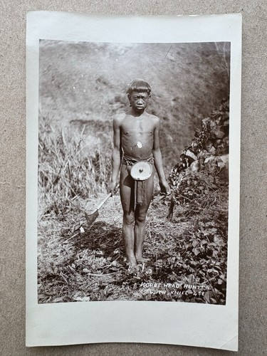 Vintage Igorot Tribe Photo Igorot Head Hunter with Knife 458 ...
