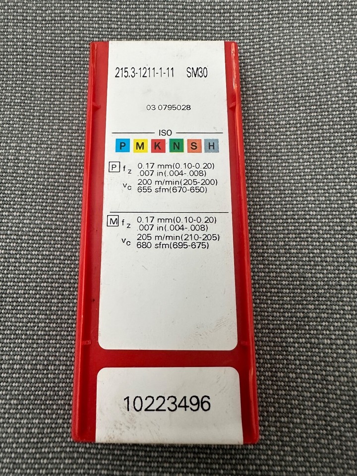 SANDVIK CARBIDE INSERTS QUANTITY 10 215.3-1211-1-11 SM30 | eBay