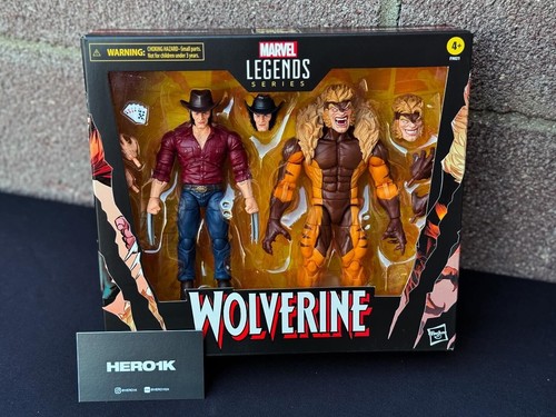Marvel Legends Wolverine 50 Years Logan vs Sabretooth In Hand Ready To ...