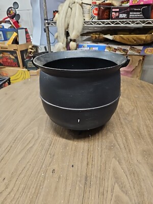 Antique Wagner # 9 Cauldron-Black Footed Cast Iron Cowboy Campfire ...