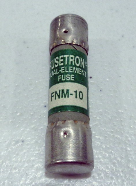 Cooper Bussmann Fusetron Fnm-10 Dual Element Fuse 250v 10a for sale ...