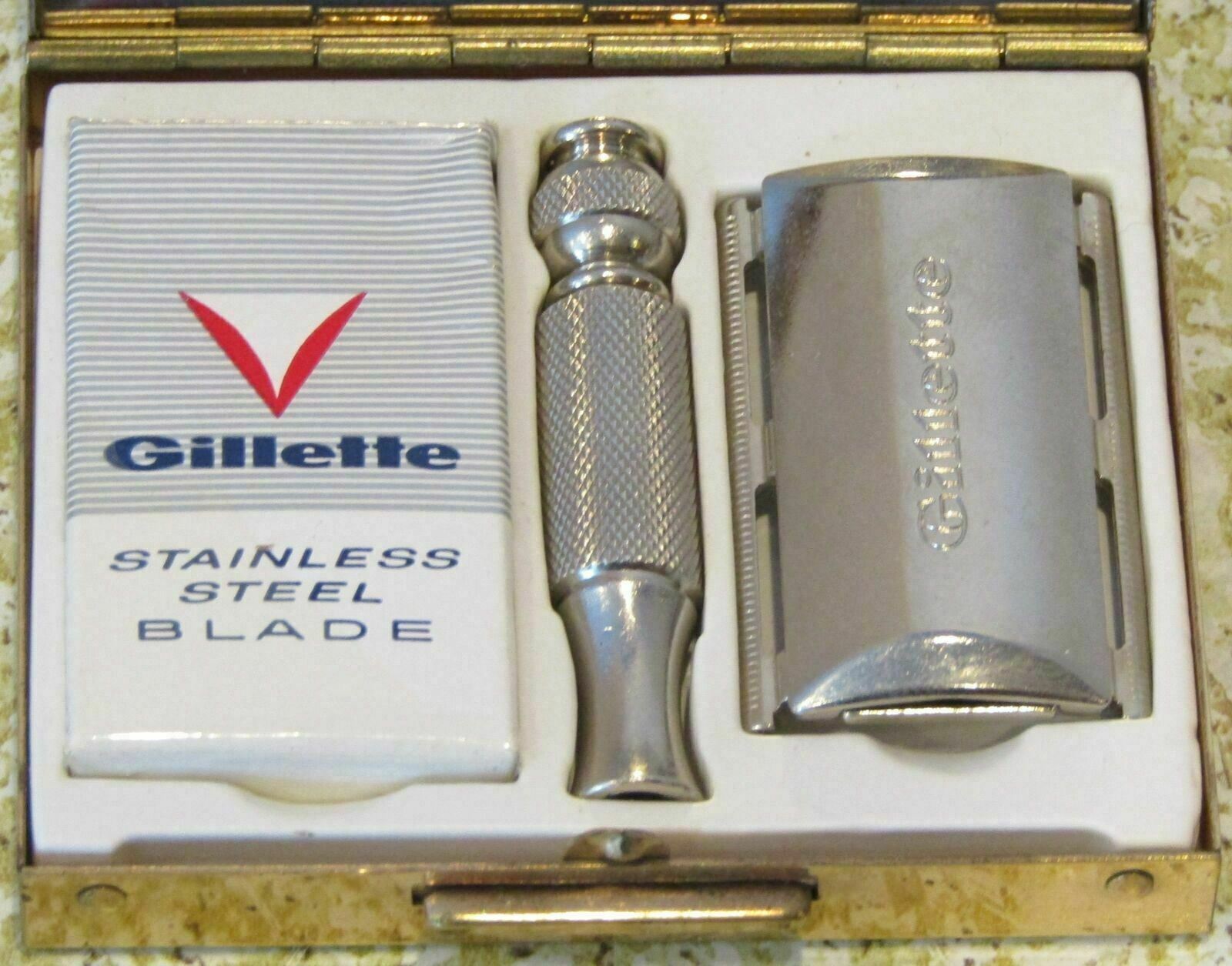 Vintage Gillette Travel Razor in Case | eBay
