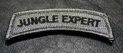 Jungle Expert Tab Combat Hook Fastener Military Rocker ACU 2.75 inches ...