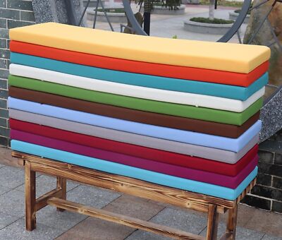OUTDOOR 2 3 4 SEATER BENCH PAD WATERPROOF FABRIC GARDEN FURNITURE SEAT ...