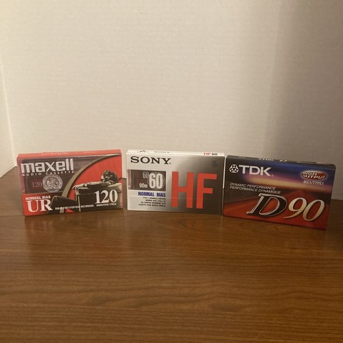 Mixed Lot Audio Cassette Tapes ( 3 ) Sony , TDK , Maxwell | eBay