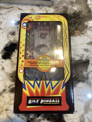 Bilz Cosmic Pinball Gift Card Money Holder Game Checks Puzzle ...