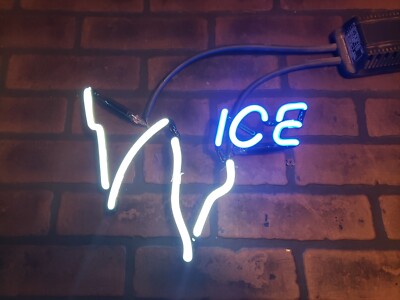 Bud Light Ice Cold Neon Sign Replacement Tube - "Ice" Tube Only - New ...