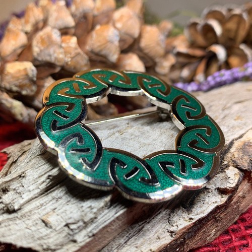 Celtic Enamel Brooch Irish Scottish Welsh Pagan Wiccan Ladies Pin | eBay