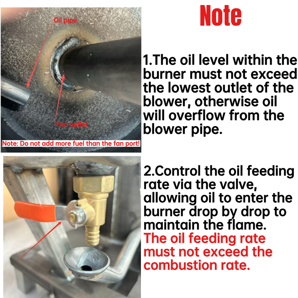 Outdoors Waste Oil Stove Oil Burner Cooking Heating Furnace Burning ...