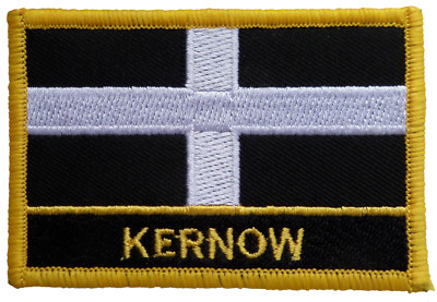 Kernow Cornwall Flag Embroidered Patch - Sew or Iron on | eBay UK