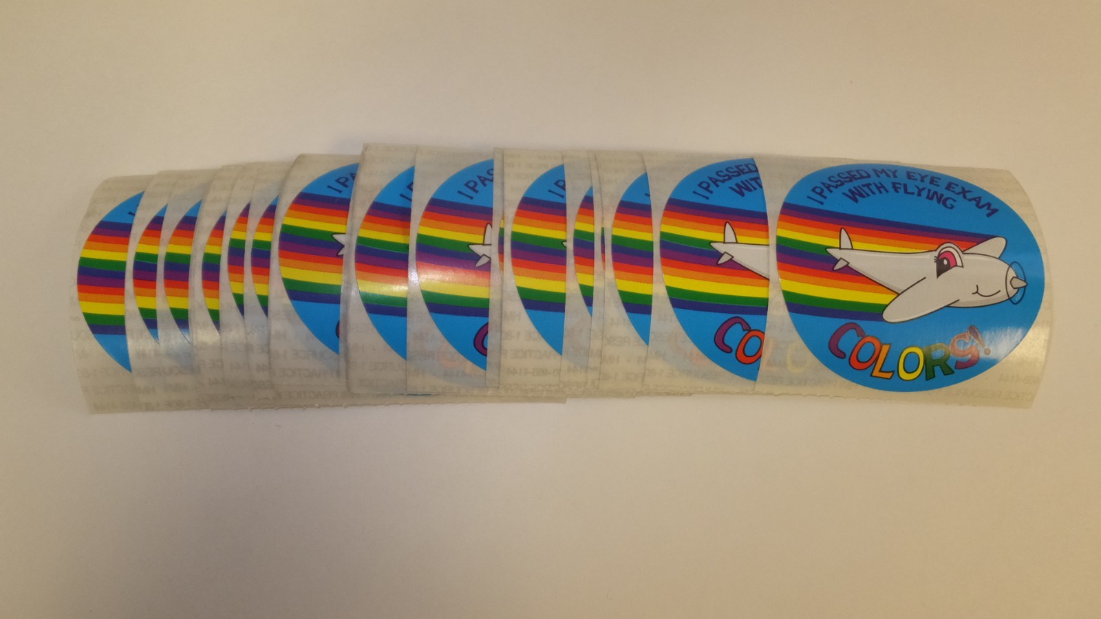 25 Pack Medical Arts Press Medical Vision Optical Reward Stickers Eye ...