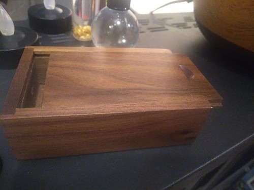 Wood Gift Box with Sliding Top Discrete Sliding-Lid Wooden Boxes USB ...