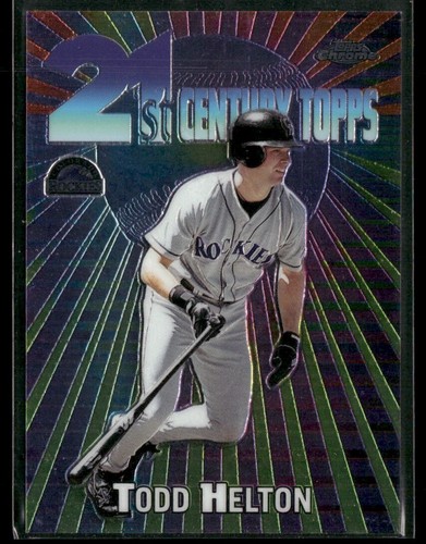 2000 Topps Chrome 21st Century Insert #C10 Todd Helton Colorado Rockies ...
